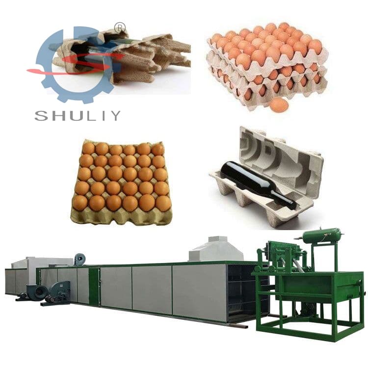 Egg tray manufacturing process